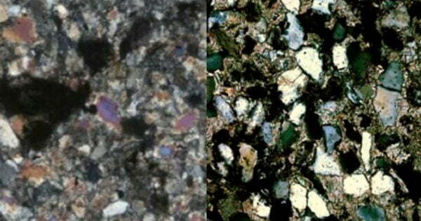 Stonehenge models & pictures » pages » Sarsen - a type of sandstone