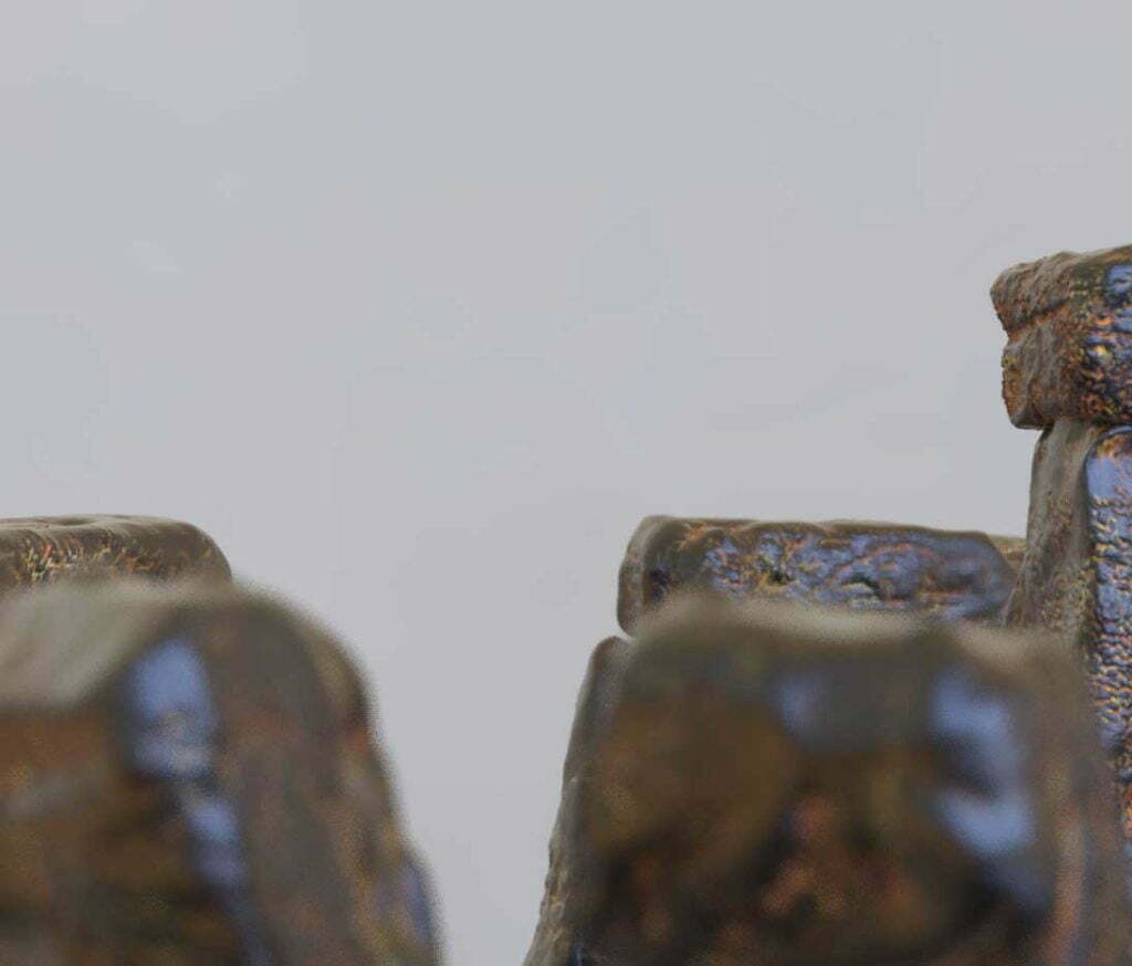 Models of Stonehenge: sizes for 76th and 35th scale replica miniatures