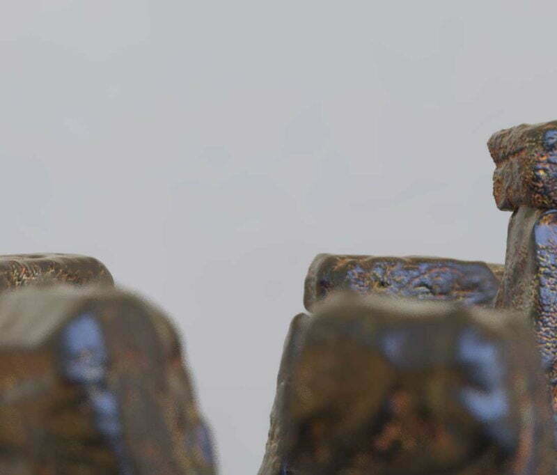 Models of Stonehenge: sizes for 76th and 35th scale replica miniatures