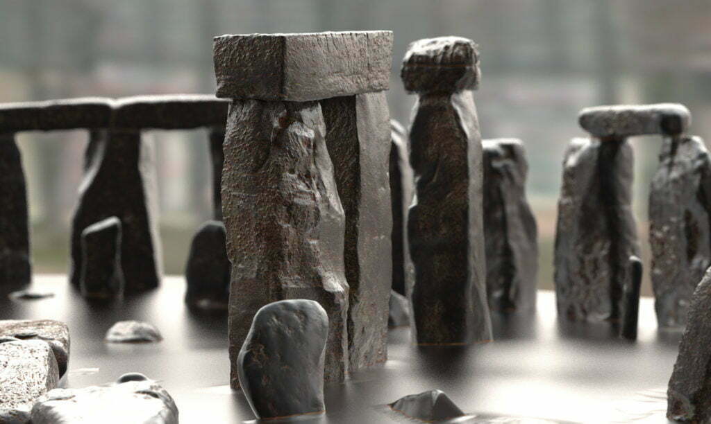 Stonehenge models & pictures » blog » Quarter scale Stonehenge for gardens