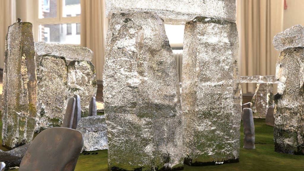 Models of Stonehenge: sizes for 76th and 35th scale replica miniatures